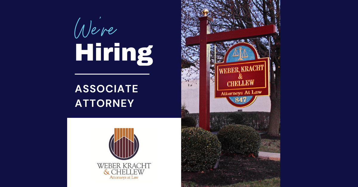 Weber, Kracht & Chellew Is Hiring: Associate Attorney - Weber, Kracht ...